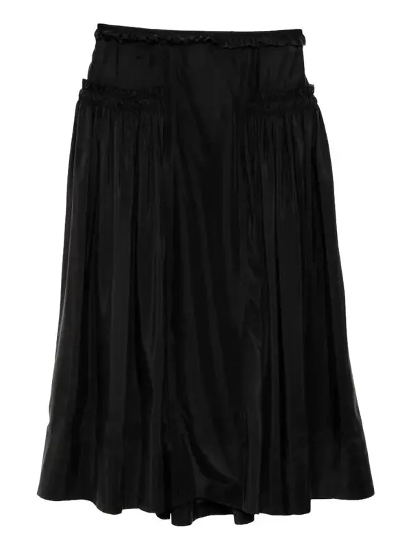 ANN DEMEULEMEESTER Ariel Midi Skirt - Black