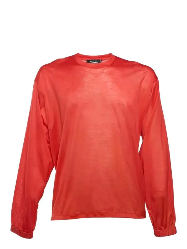 Dsquared2 Graphic-print Long-sleeve T-shirt - Red