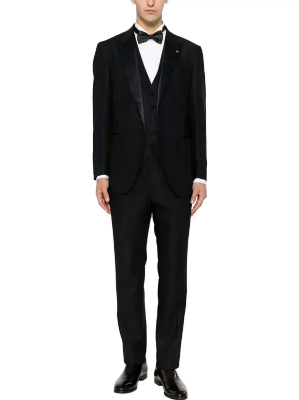 Tagliatore Long-sleeves Suit - Blue