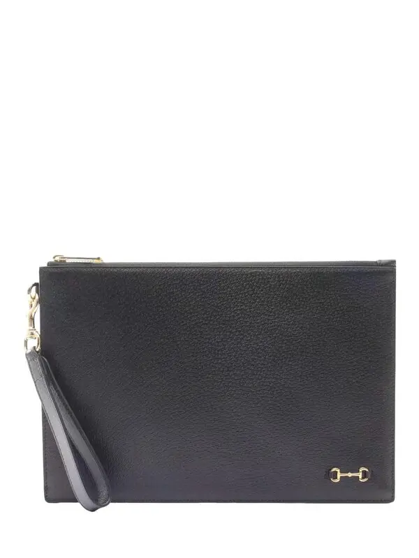 Gucci 1955 Zip Clutch Bag - Black