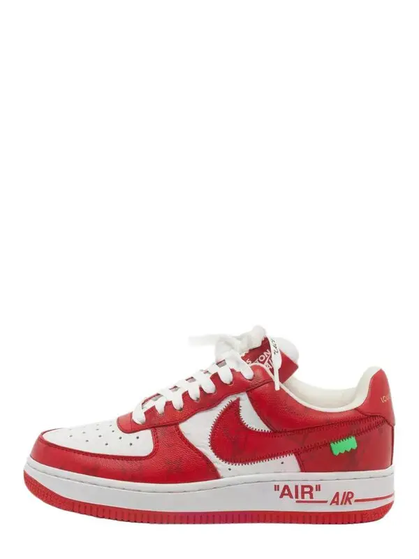 LOUIS VUITTON X Nike Air Force 1 Monogram Sneakers - Red