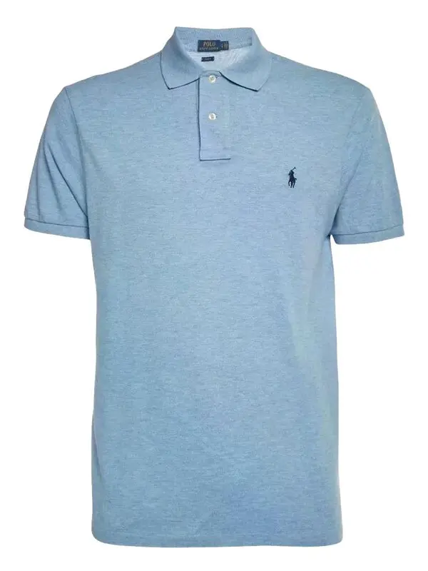 Polo Ralph Lauren Logo-embroidered Polo Shirt - Blue