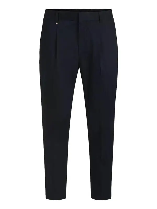 BOSS Stretch Formal Trousers - Blue