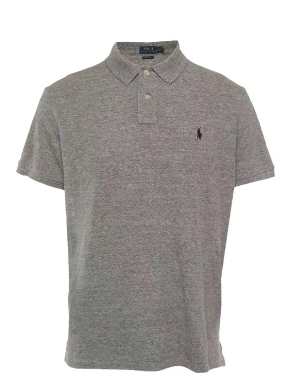Polo Ralph Lauren Logo-embroidered Polo Shirt - Grey