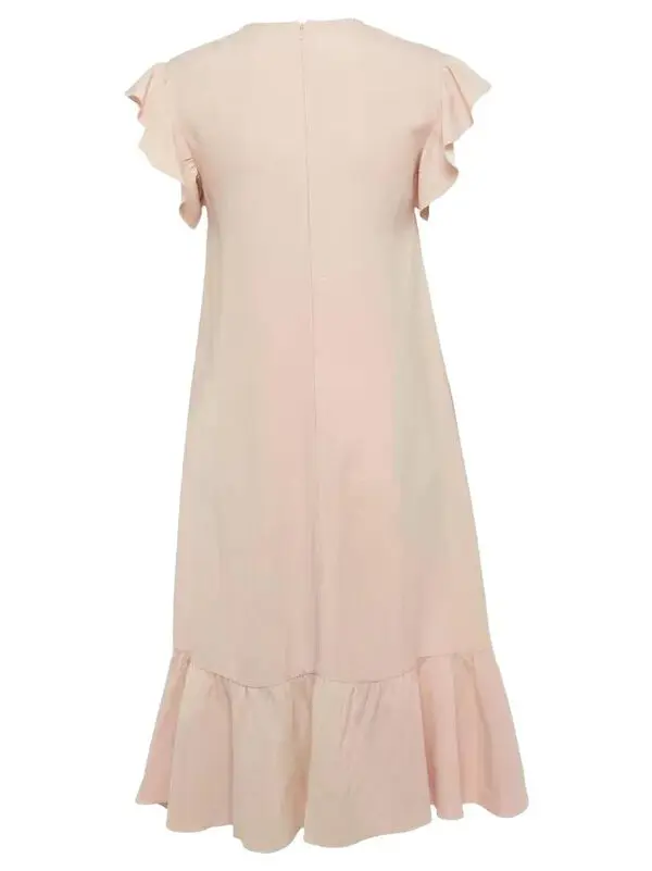 Red Valentino Ruffled Mini Dress - Neutrals