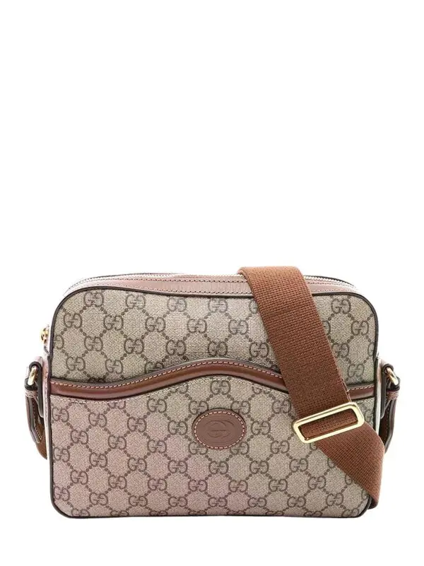 Gucci Gg Supreme Messenger Bag - Neutrals