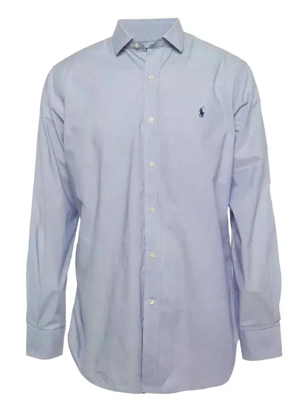 Polo Ralph Lauren Custom Fit Long-sleeve Shirt - Blue