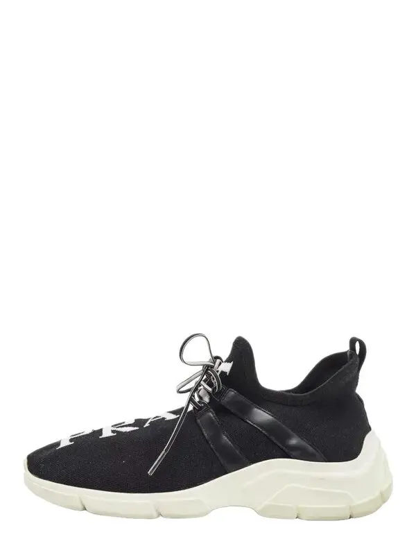 Prada Knit Low-top Sneakers - Black