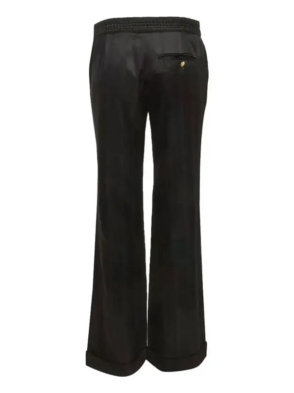 Roberto Cavalli Satin Trousers - Black