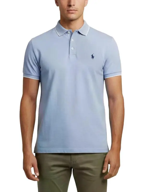 Polo Ralph Lauren Pique Polo Shirt - Blue