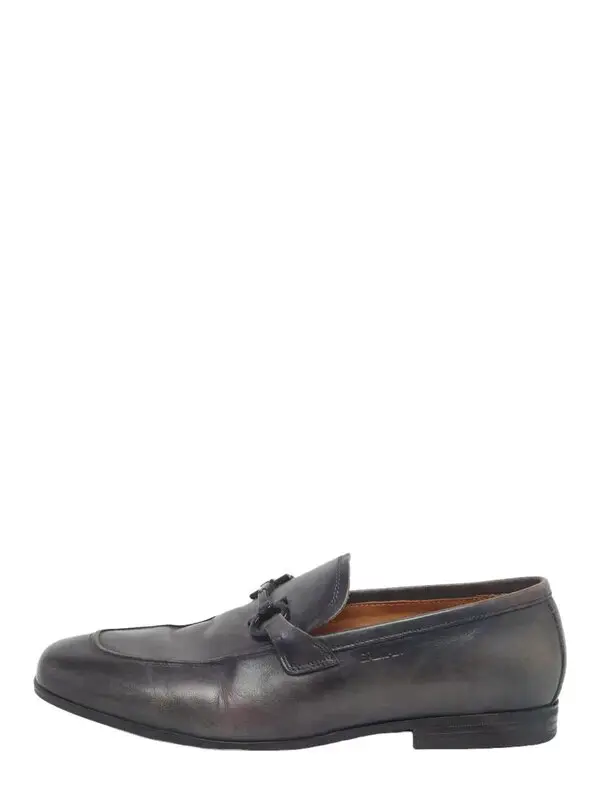Balmain Leather Loafers - Black