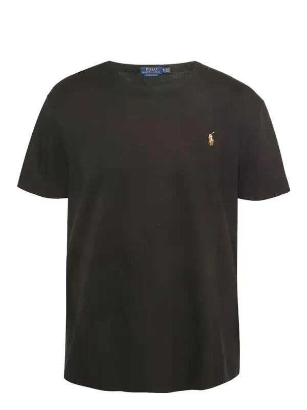 Polo Ralph Lauren Logo-embroidered T-shirt - Black