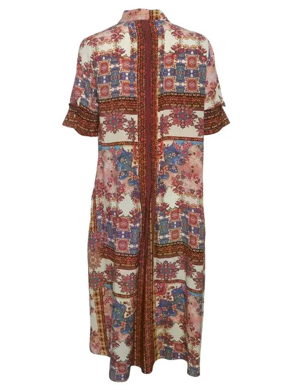 Max Mara Printed Midi Dress - Neutrals