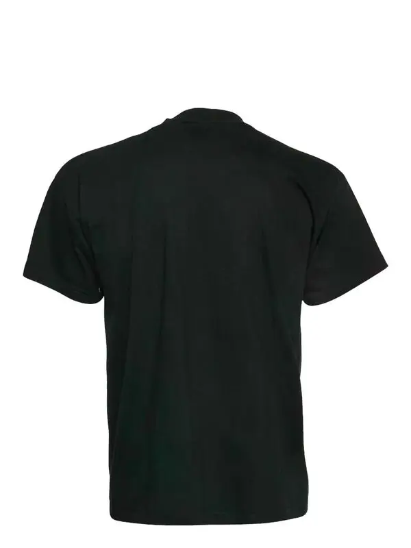 Balenciaga Logo-print Jersey T-shirt - Black
