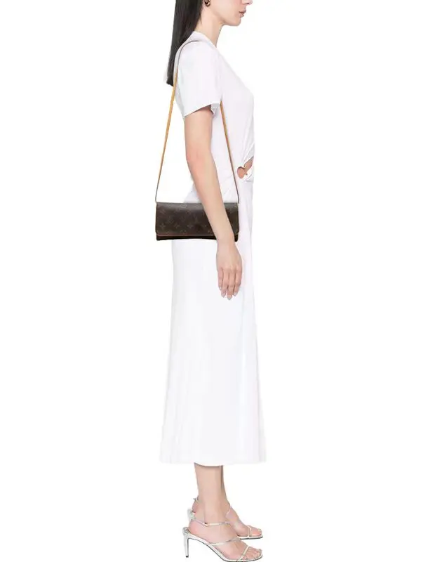 LOUIS VUITTON Monogram Pochette Twin Gm - Brown
