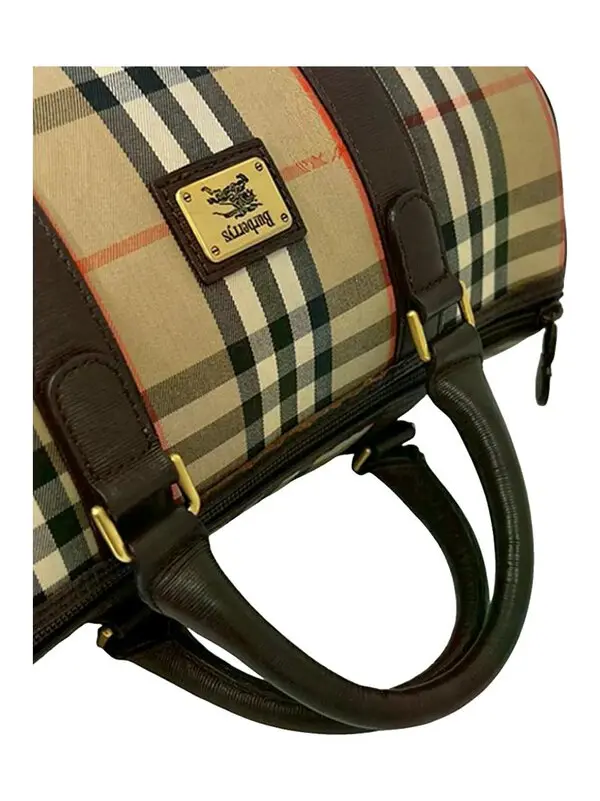Burberry Nova Check Boston Bag - Multicolour