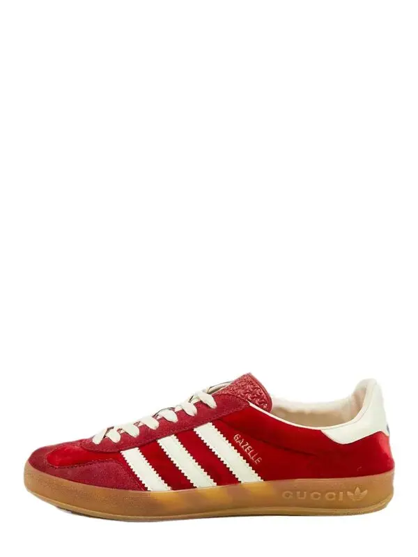 Gucci X Adidas Gazelle Low-top Sneakers - Red