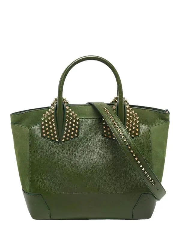 CHRISTIAN LOUBOUTIN Eloise Spiked Tote Bag - Green