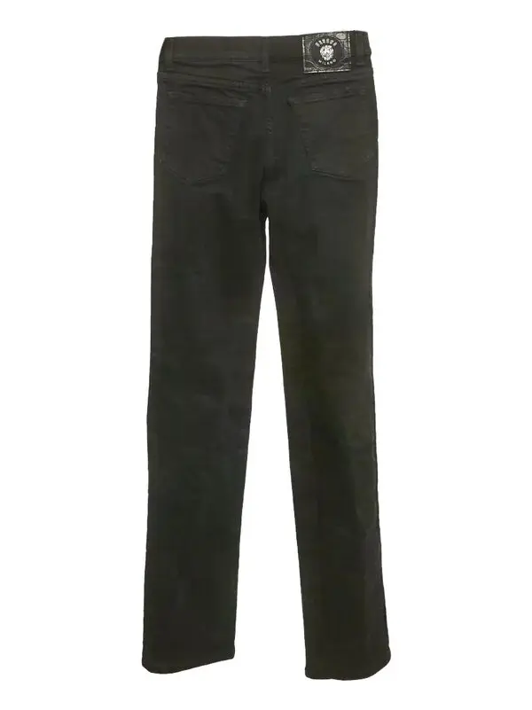 VERSUS Distressed Slim Cut Jeans - Black