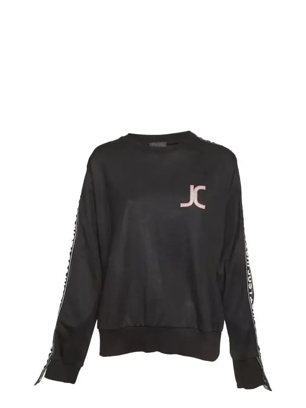 Just Cavalli Logo Patch Sweatshirt - Black