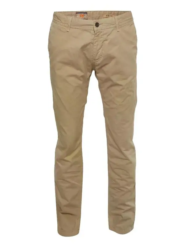 BOSS Slim-fit Cotton Chino Trousers - Neutrals