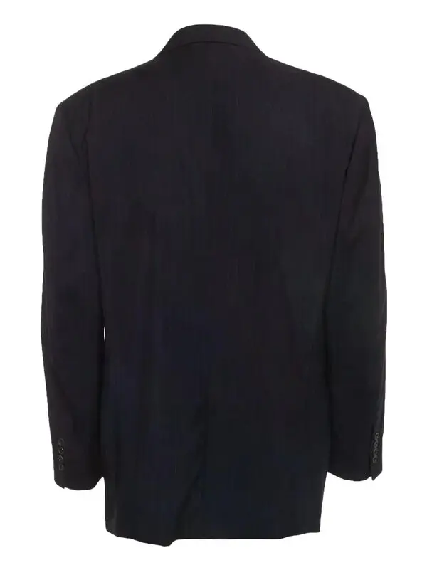 LANVIN Pinstripe Single-breasted Blazer - Blue