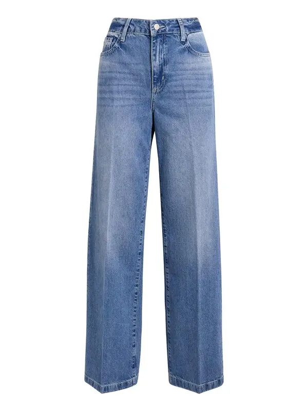 L'Agence Scottie Wide-leg Jeans - Blue