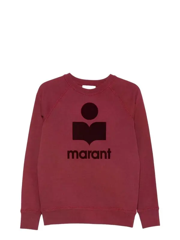 MARANT ETOILE Milly Logo-print Sweatshirt - Red