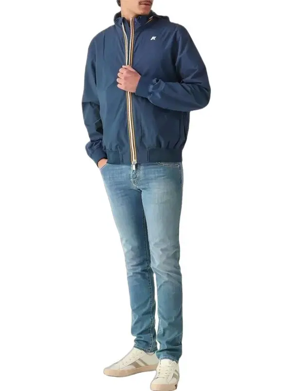 K-WAY Arsene Stretch Dot Jacket - Blue