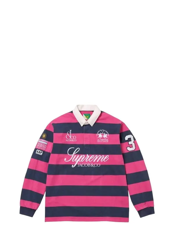 Supreme X La Martina Ss26 Rugby Shirt - Stripe