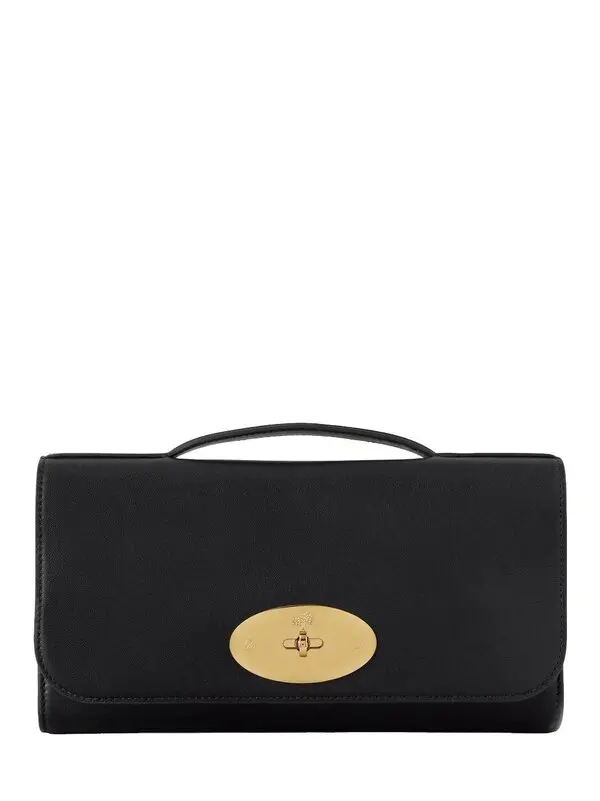 Mulberry Lily Vesta Nappa Leather Clutch - Black