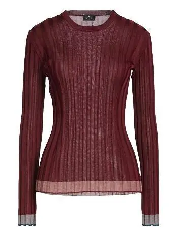 Etro Burgundy Viscose Sweater - Red
