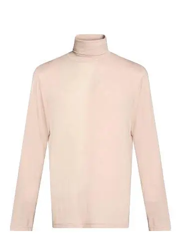 TAKESHY KUROSAWA Tencel And Wool Blend Turtleneck - Pink