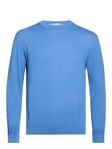 HELMUR® Light Cotton Crewneck Sweater - Blue