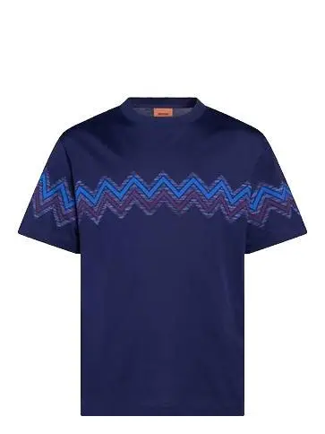 Missoni T-shirt Size Cotton - Navy