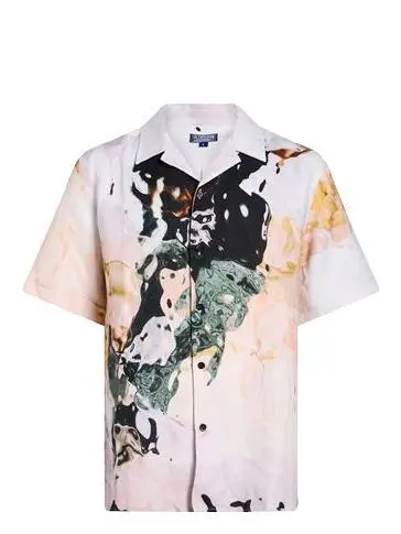 Vilebrequin Shirt Size Linen - Grey