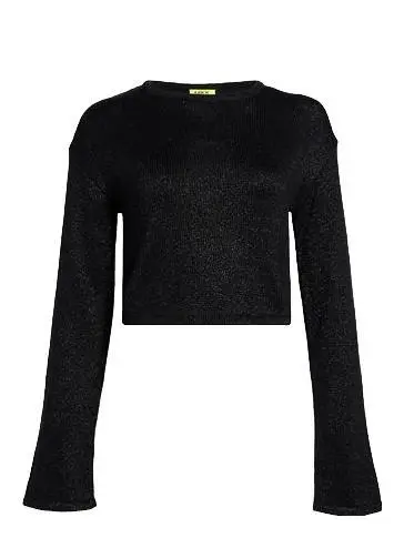 JJXX BY JACK & JONES Metallic Crewneck Sweater - Black