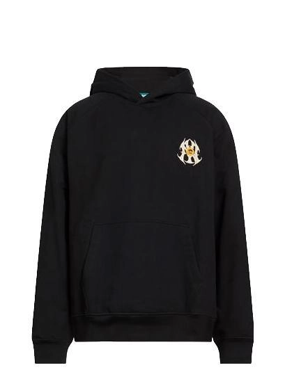 BARROW Cotton French Terry Hoodie - Black