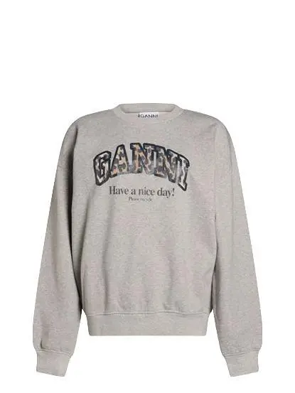 GANNI Sweatshirt - Grey