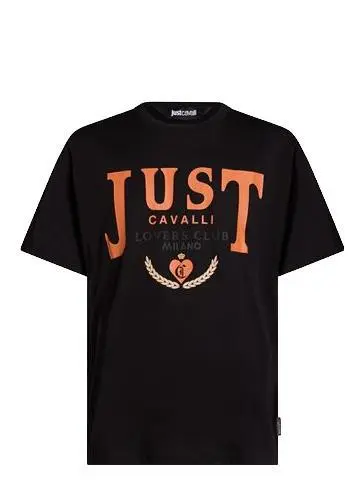 Just Cavalli T-shirt Size Cotton - Black