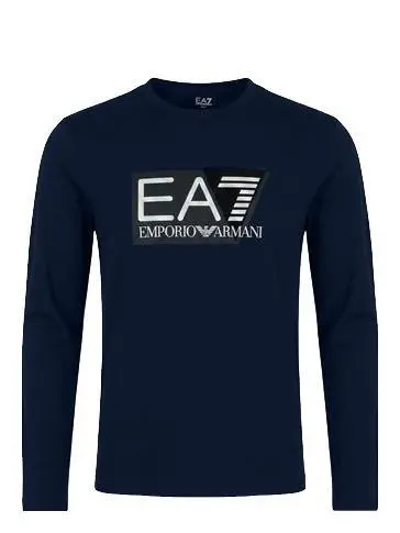 EA7 T-shirt Size Cotton, Elastane - Navy