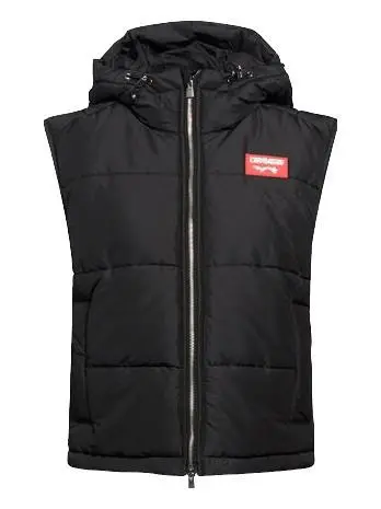 CHARLES JEFFREY Puffer Vest - Black