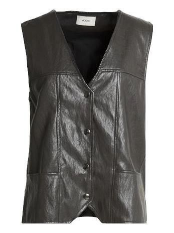 VICOLO Tailored Vest - Charcoal