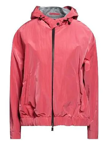 Herno Hooded Zip-up Jacket - Red