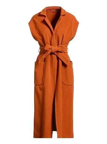 CARLA G. Belted Virgin Wool And Polyamide Coat - Red