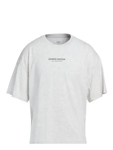 Alpha Industries T-shirt Size Cotton, Polyester - Grey