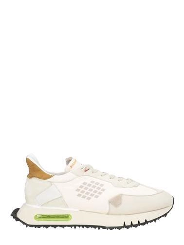 BEPOSITIVE Leather And Textile Fiber Sneakers - Ivory