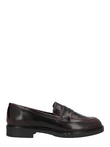 NILA & NILA Synthetic Leather Penny Loafers - Red