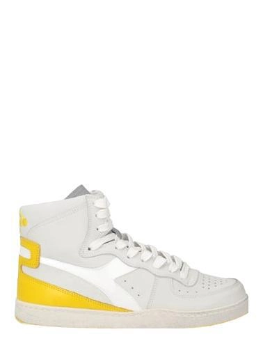 DIADORA Light Leather High-top Sneakers - Light Grey