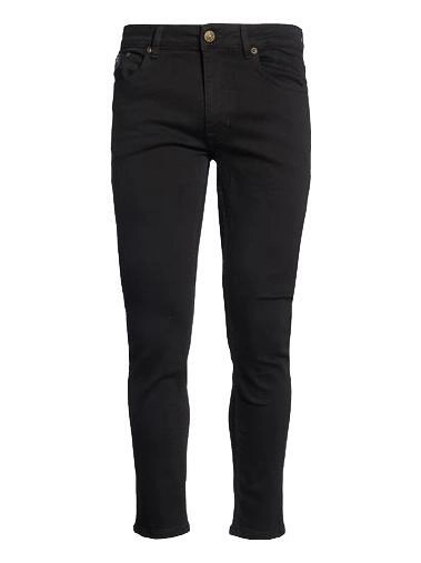 Versace Cotton Elastane Skinny Jeans - Black